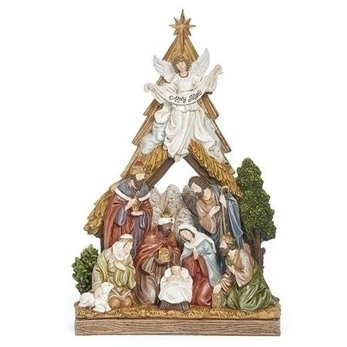 Roman Nativity Pyramid Star & Angel – Delectable Collectibles Inc.